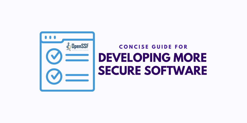 OpenSSF Guides – Open Source Security Foundation