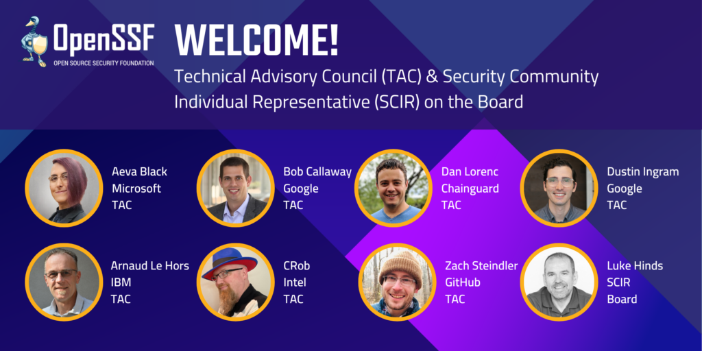 OpenSSF Seats New Technical Advisory Council and Security Community ...