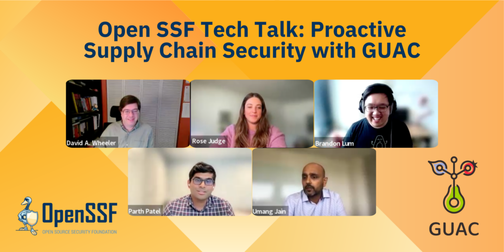 Openssf Guac Tech Talk Highlights Open Source Security Foundation 