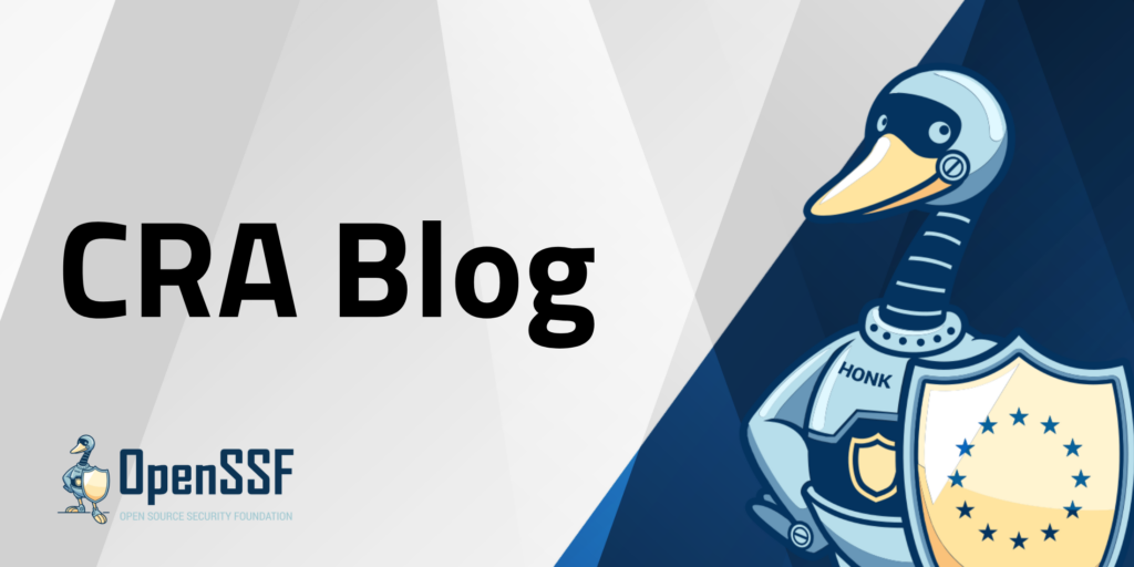 CRA Expert Group Composition – Open Source Security Foundation