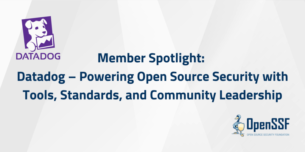 Discover how Datadog is advancing open source security through tools like GuardDog and SBOM ...